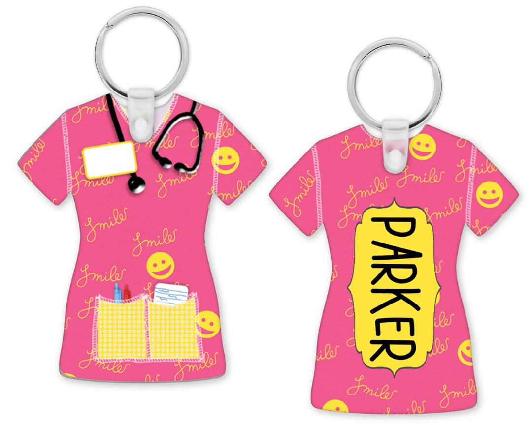 Personalized Nurse Scrubs Key Chain Gifts for Nursing Student - Etsy
