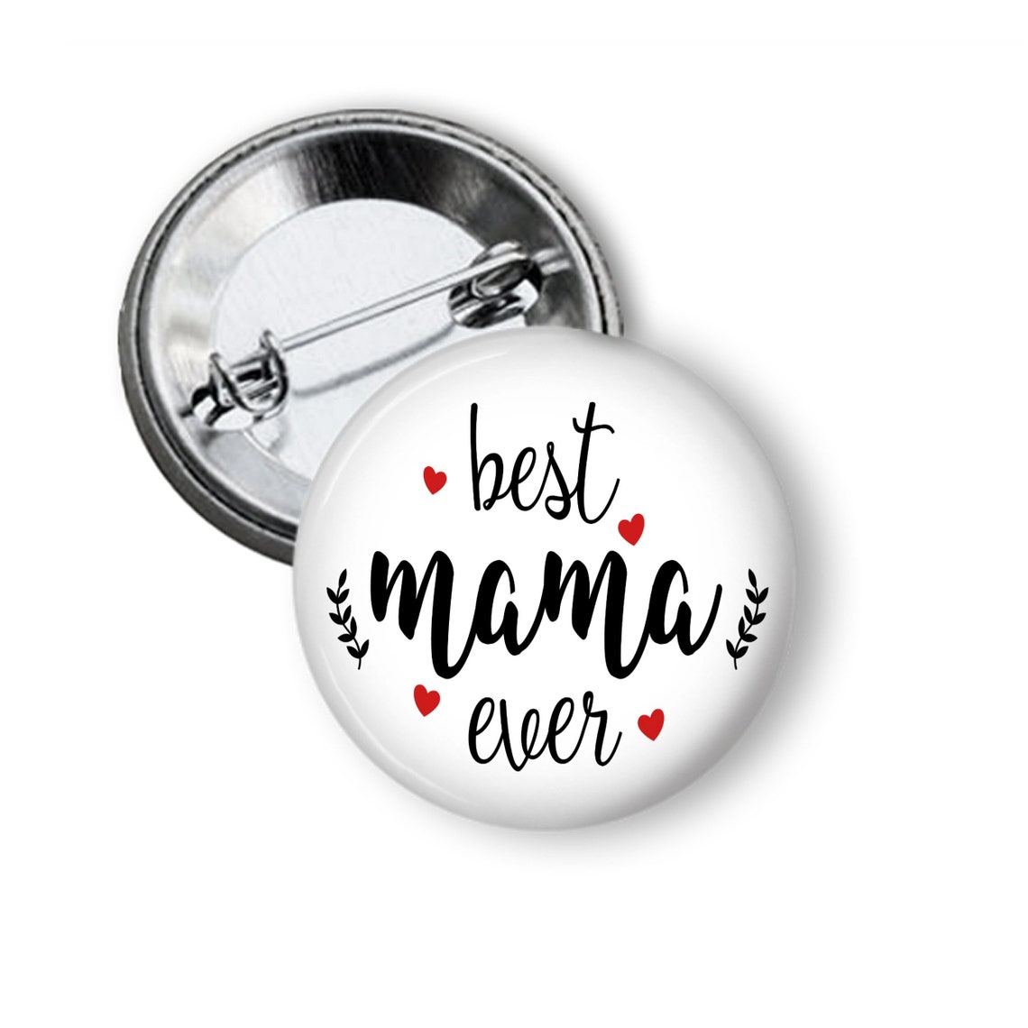 Best Mama Ever Button Pin Gift for Mom - Etsy
