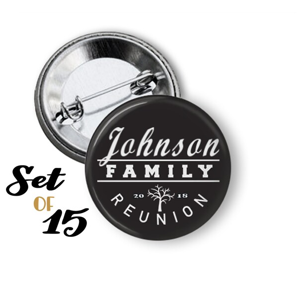 Family Reunion Pins and Buttons - Etsy