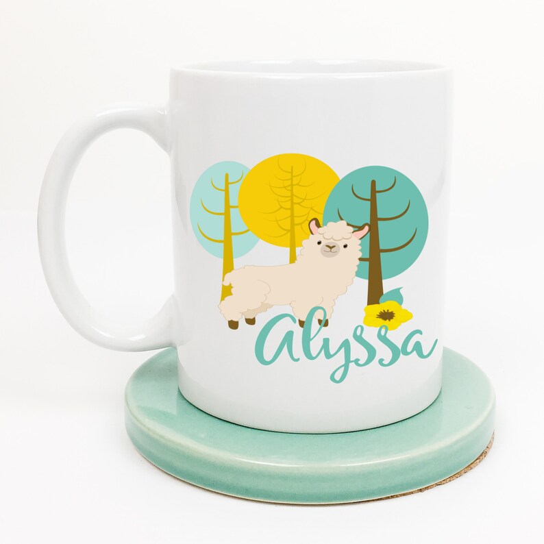 Llama No Drama Personalized Mug | Etsy