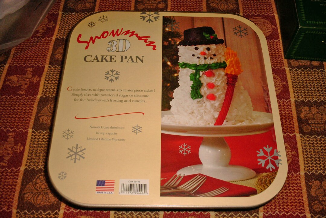 NORDIC WARE 3D SNOWMAN Cake Pan Brand New - Etsy