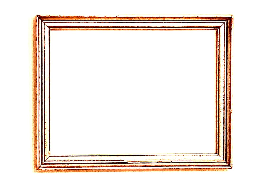 Vintage Frame Warm Silver Finish - Etsy