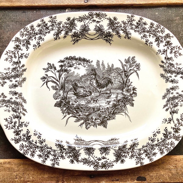 Transferware Platter - Etsy