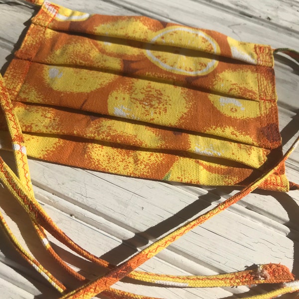 Tie Back Face Mask - Etsy