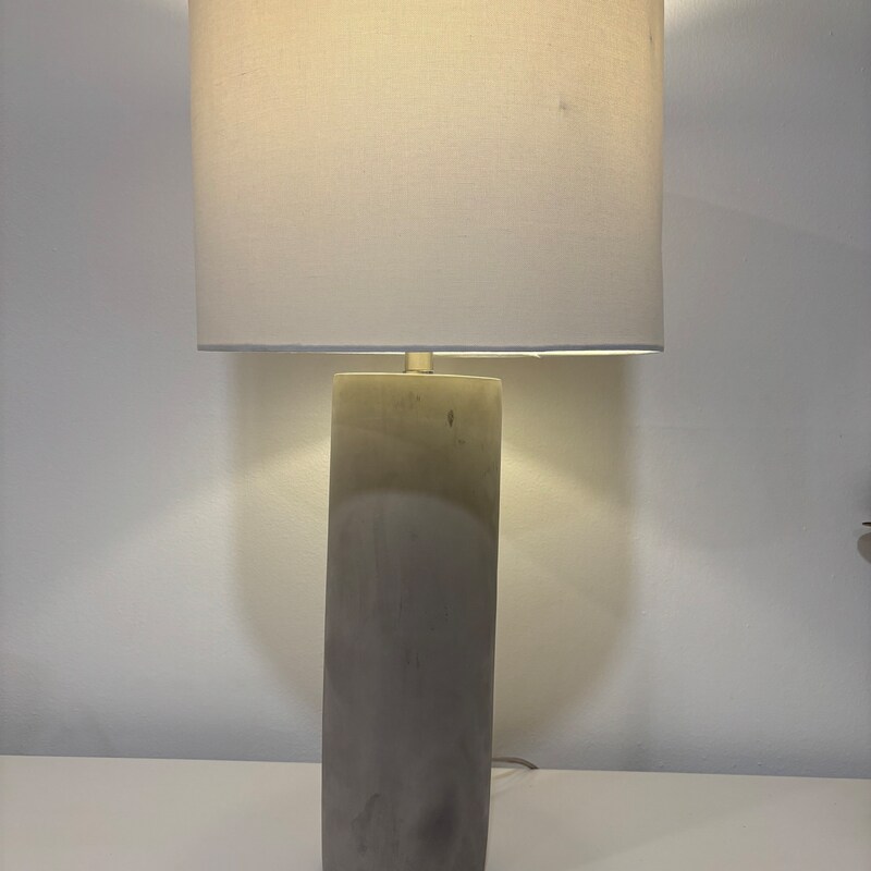 Concrete Lamp - Etsy