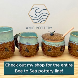 Waves Tumbler Pottery Tumbler Handleless Mug Beach Mug beach Wine Glass ...