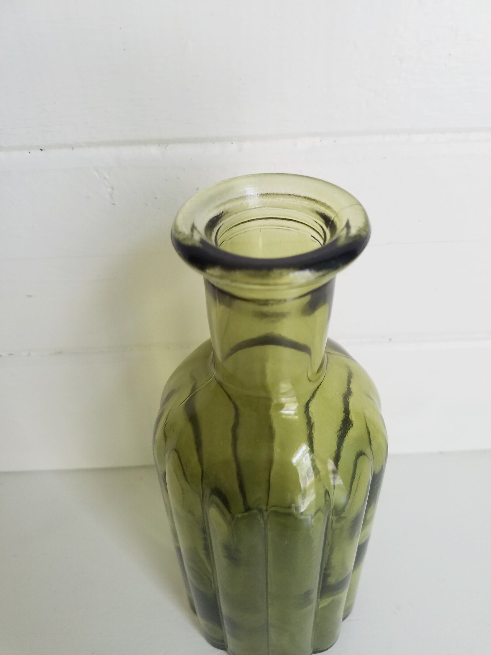 Small Dark Green Vase DIY Home Decor DIY Coastal Decor - Etsy