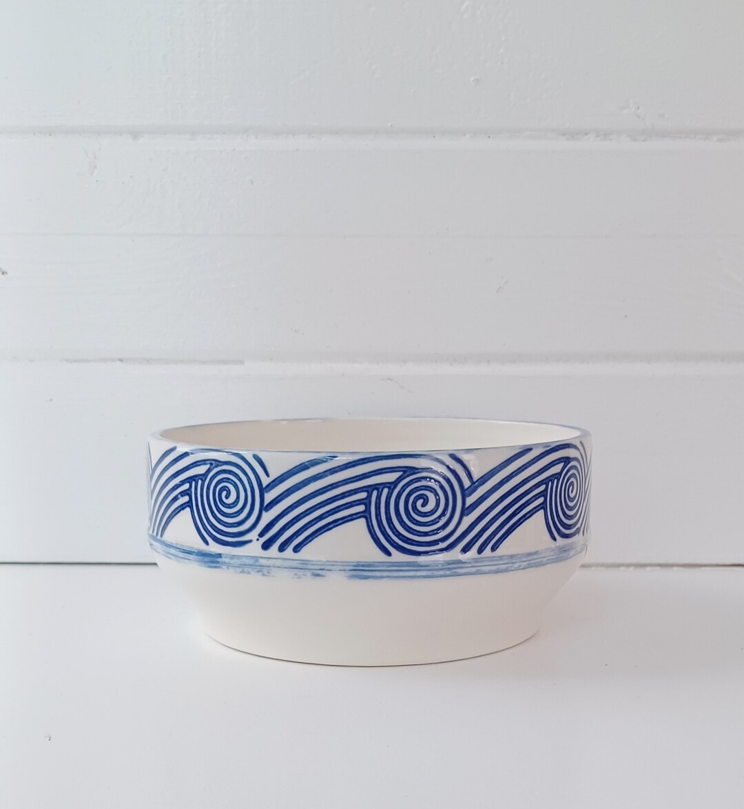 Wave Design Floral Container, Coastal Container, Coastal Planter, DIY ...
