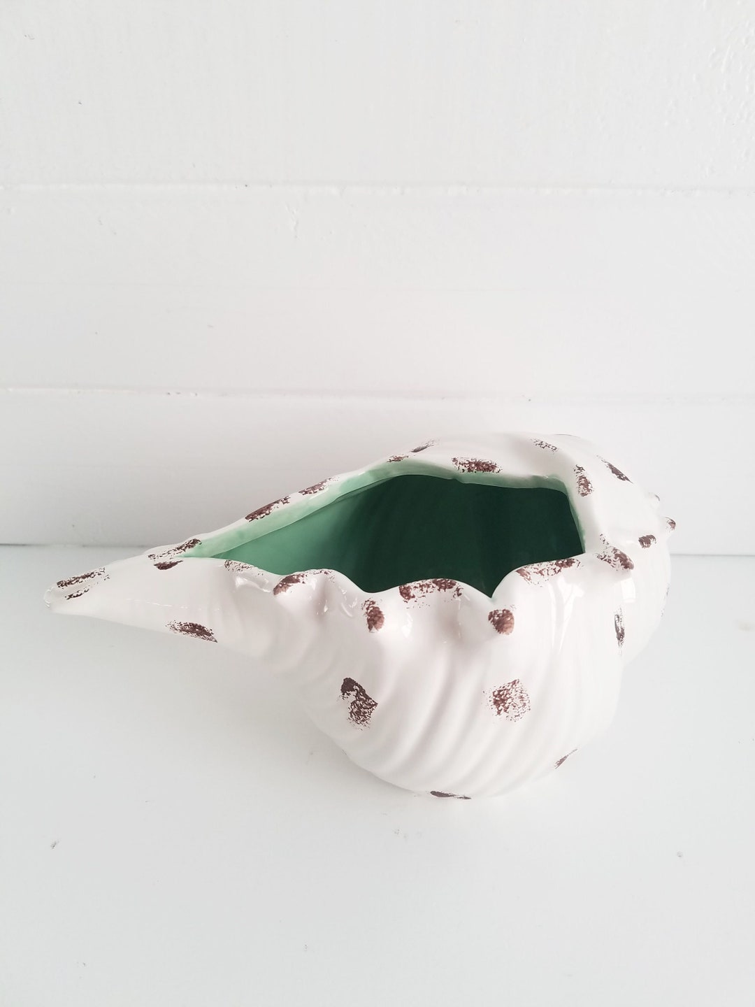 Ceramic Conch Shell Container, Beach Decor Supplies, DIY Beach Decor ...