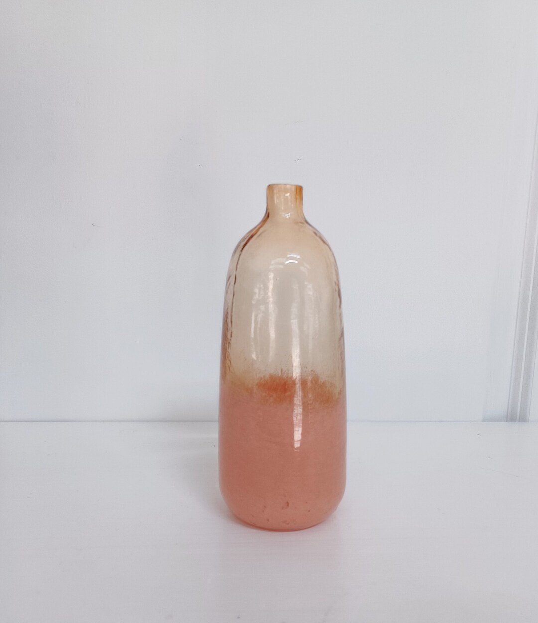 Coral Pink Flower Vase, Small Pink Vase, DIY Home Decor, Beach Wedding ...