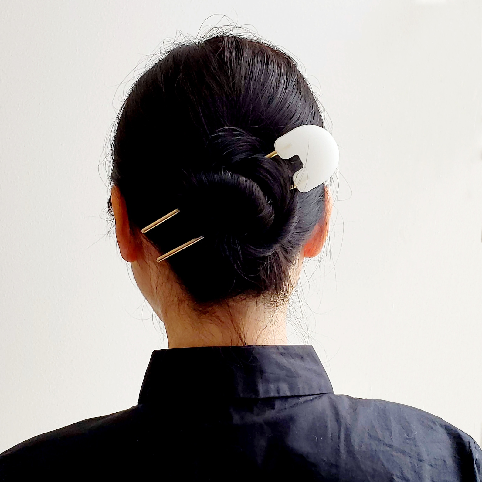 WIDGET HAIR PIN No. 1 | Hair Pin, Metal Hair Pin, Gold Hair Pin, Hair ...