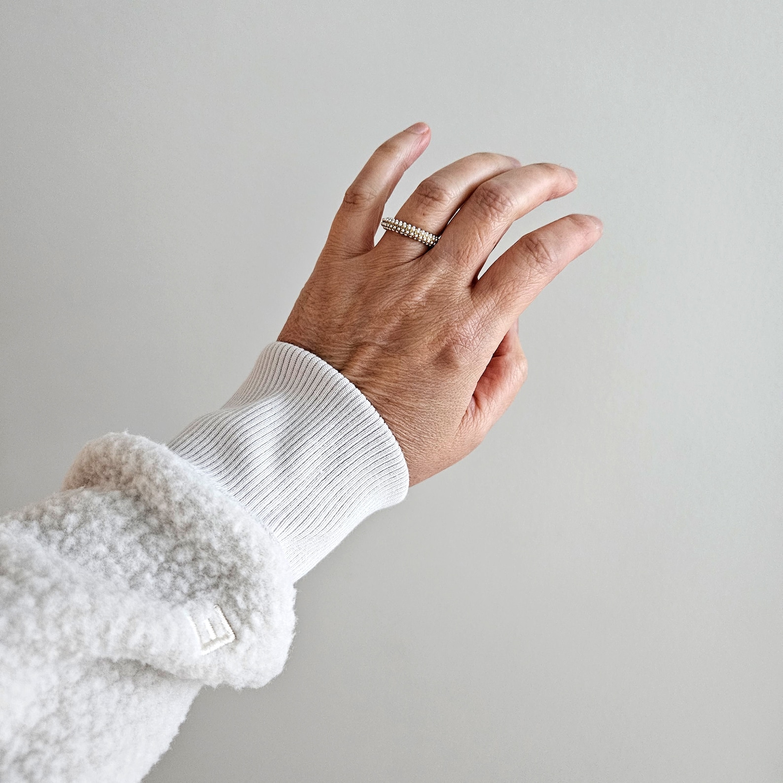Gold Pearls Ring | Everyday Ring, Comfortable Ring, Gold Band, Unique ...