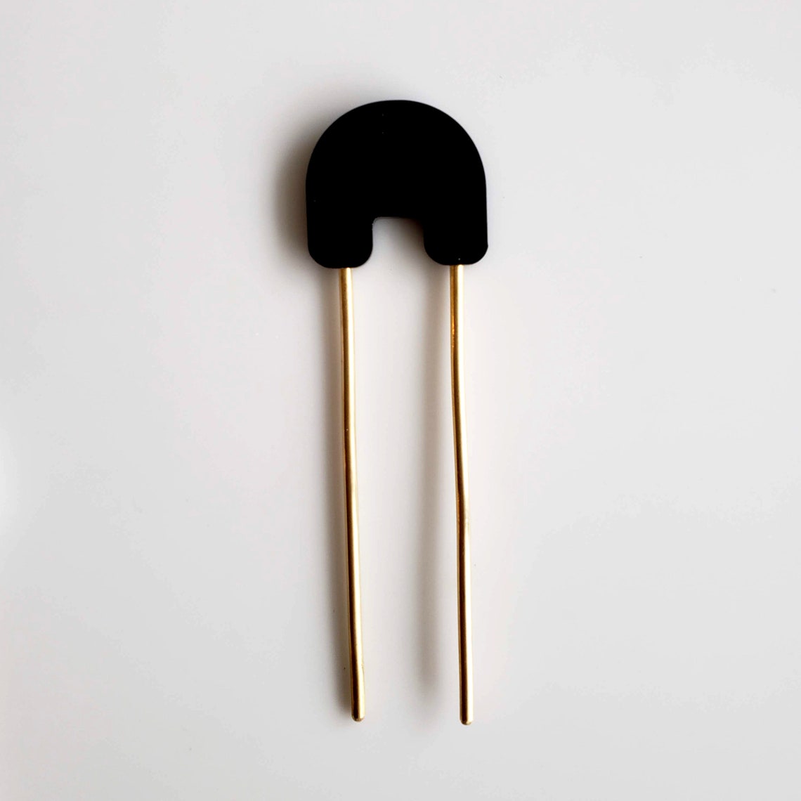 WIDGET HAIR PIN No. 1 | Hair Pin, Metal Hair Pin, Gold Hair Pin, Hair ...