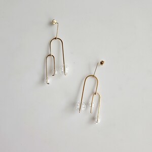Glass Mobile Earrings | Statement Handblown Glass Chandelier Earrings ...