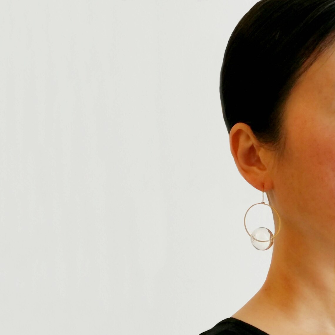 ROUND & ROUND EARRINGS Circle Earrings Gold Earrings - Etsy