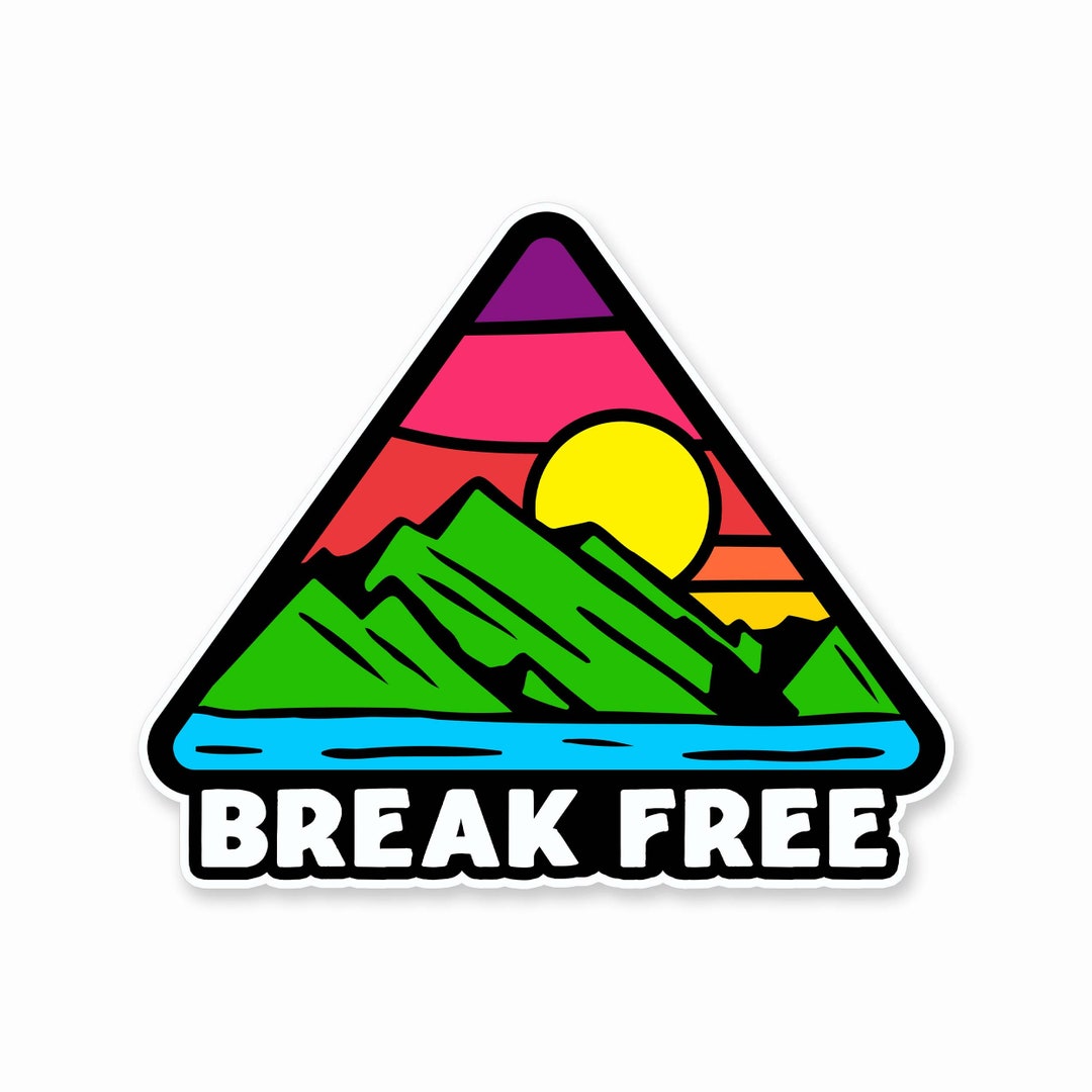 Break Free - Sticker - Etsy