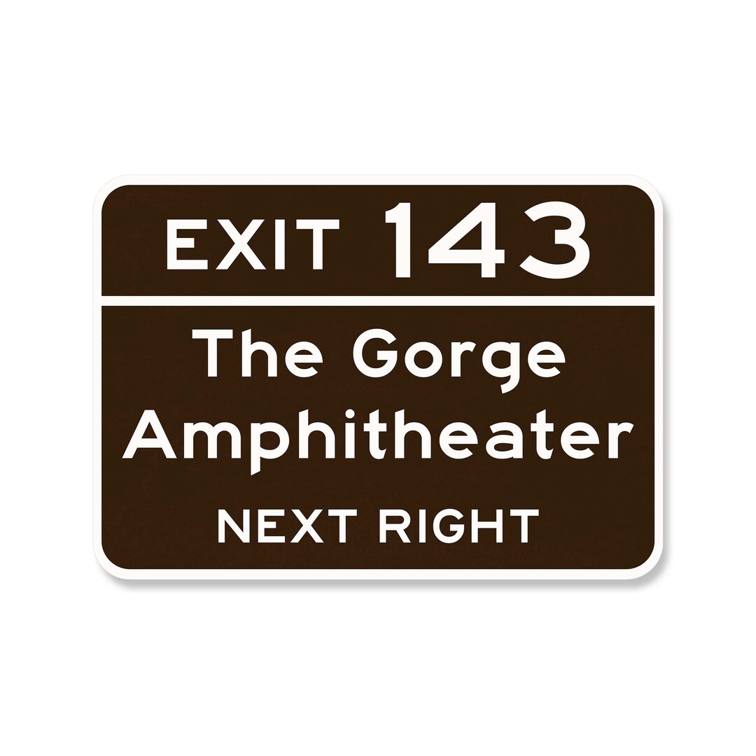 Exit 143 - Sticker - Etsy