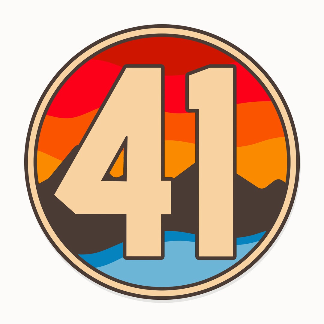 41 - Sticker - Etsy