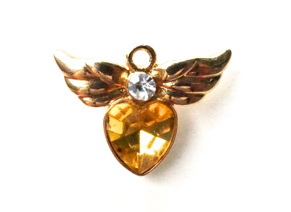 Vintage Avon Tiny Angel Birthstone Pin Gold Tone Lapel Pin - Etsy