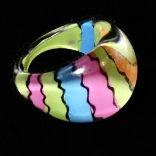 Clear Resin Ring - Etsy