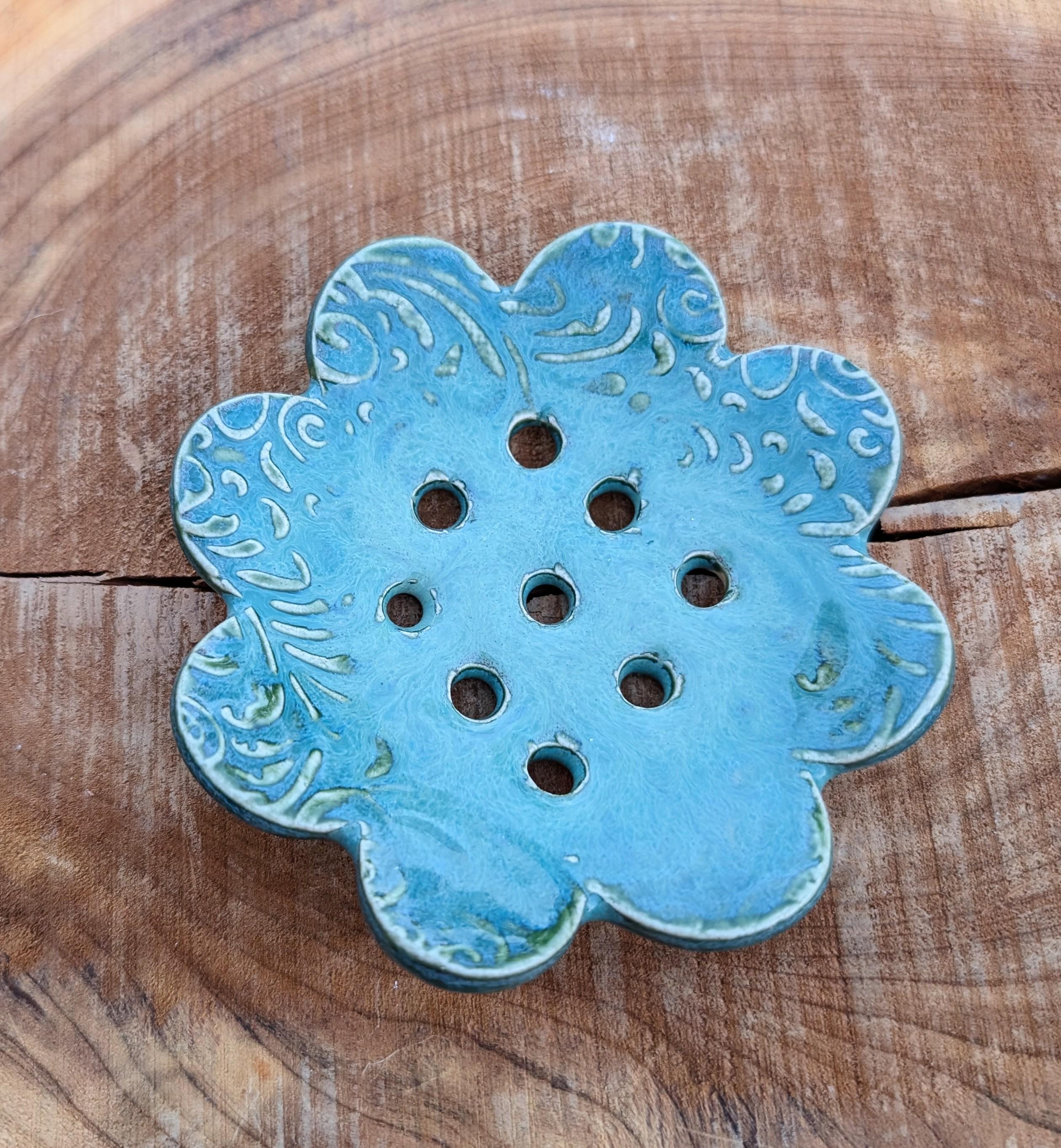 Ceramic Flower Frog for Mason Jars, Handmade Stoneware Flower Vase ...