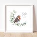 Beautiful Watercolour Robin Memorial Print With Quote - Etsy