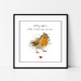 Beautiful Watercolour Robin Memorial Print With Quote - Etsy