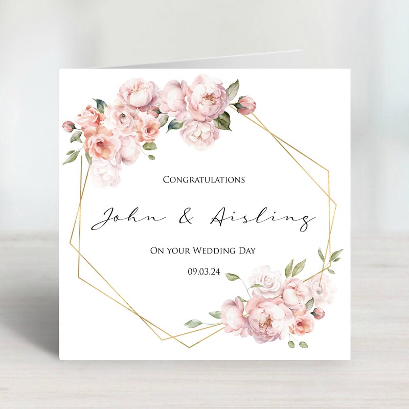 Peony Card - Etsy UK