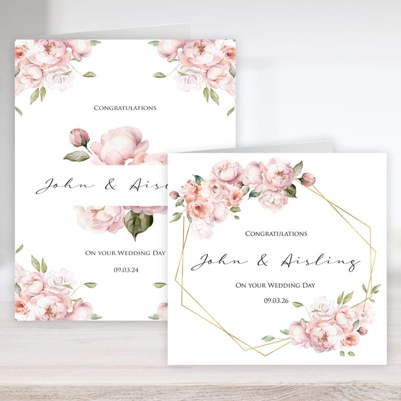 Peony Card - Etsy UK