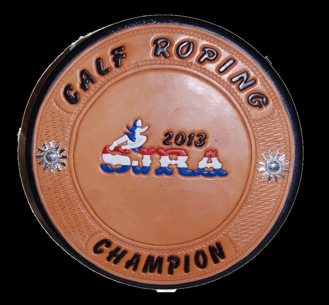 Custom Rope Can With Leather Award Panel - Etsy