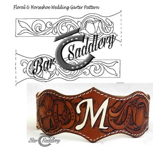 Wedding Garter Leather Tooling Pattern (download) - Etsy