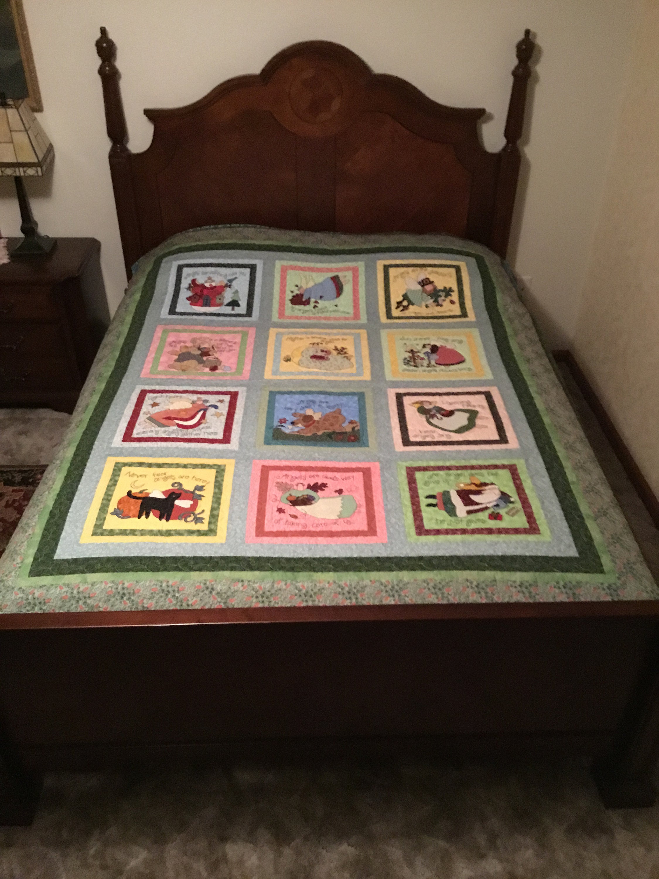 Angels Among Us Queen Size Bed Topper or Wall Hanging - Etsy