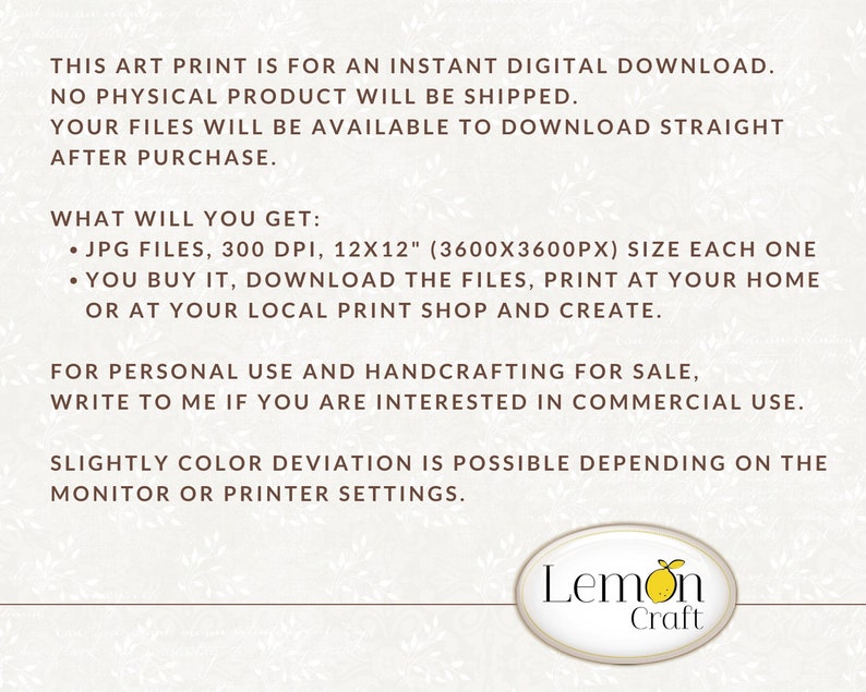 Lemoncraft Lullaby, Baby Themed Papers, Digital Scrapbooking Paper Set ...