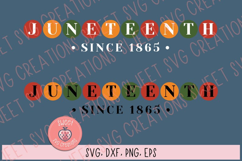Juneteenth Since 1865 SVG Cut Files: Freedom & Black History (PNG, DXF ...