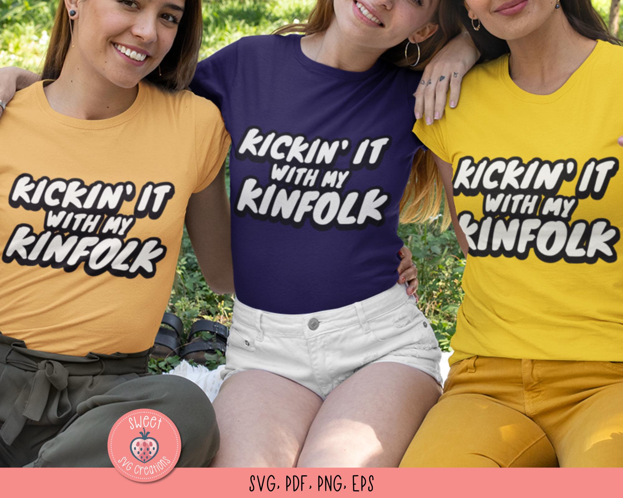 Kickin It With My Kinfolk Svg Bundle Family Reunion Svg Family ...