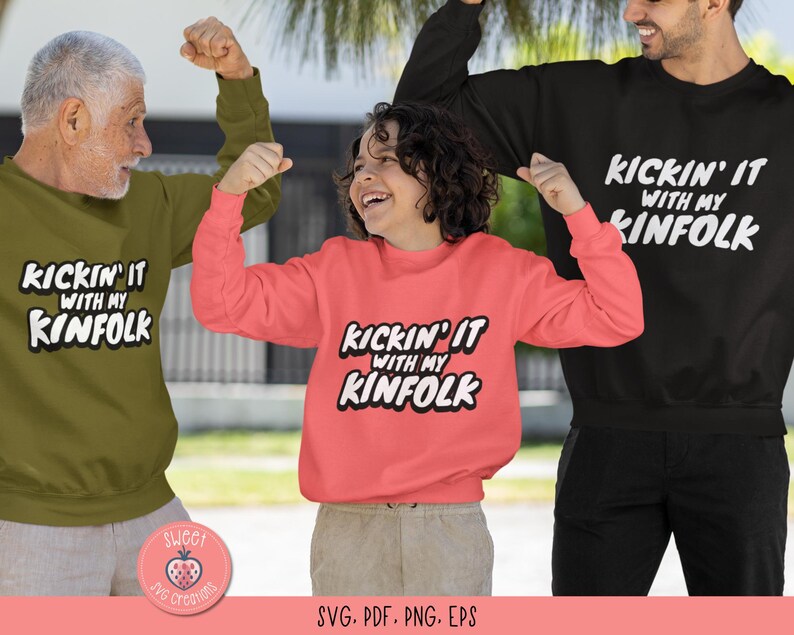 Kickin It With My Kinfolk Svg Bundle Family Reunion Svg Family ...