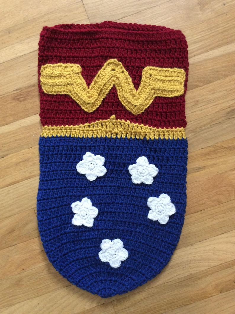 Wonder Woman Baby Cocoon and Tiara PDF PATTERN - Etsy