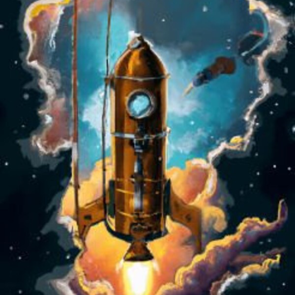 Steampunk Rocket - Etsy