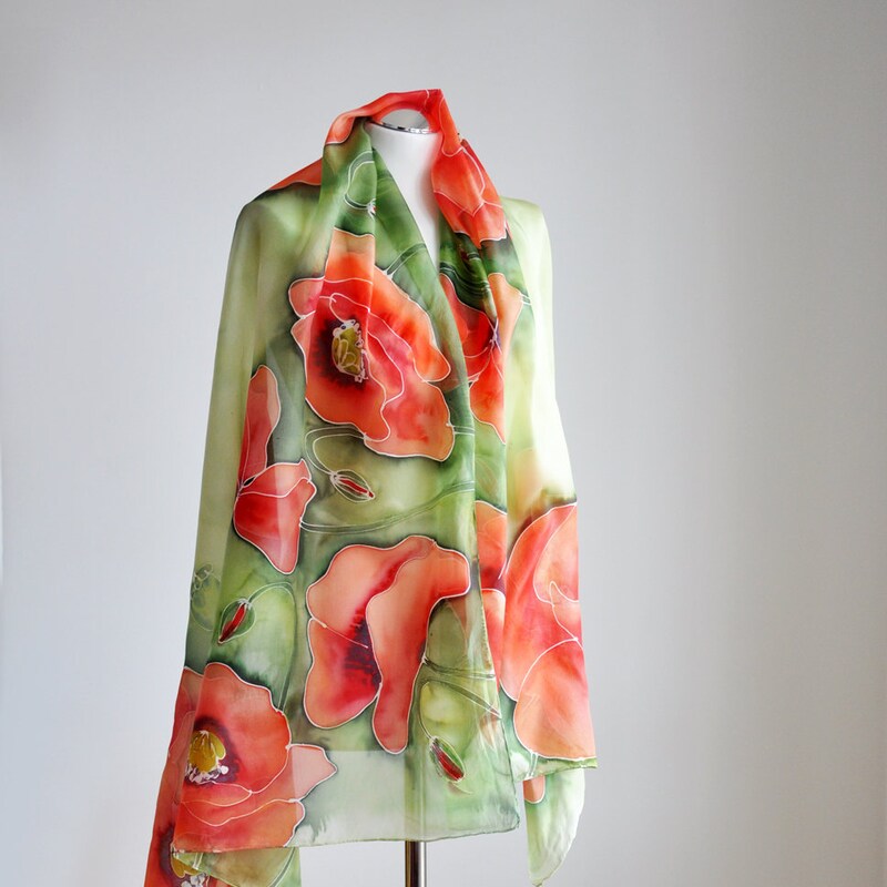 Silk Poppies - Etsy