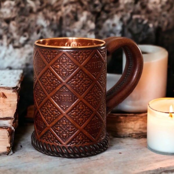 Leather Tankard - Etsy