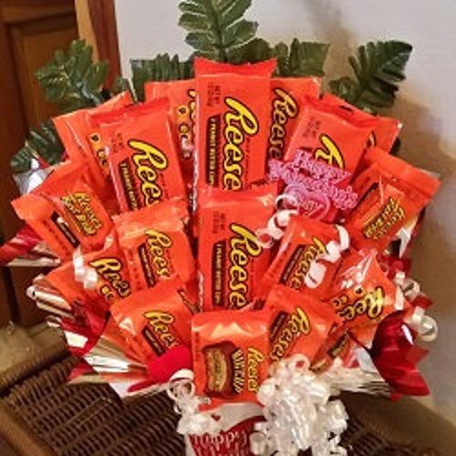 Reese's Bouquet Candy Arrangement - Etsy