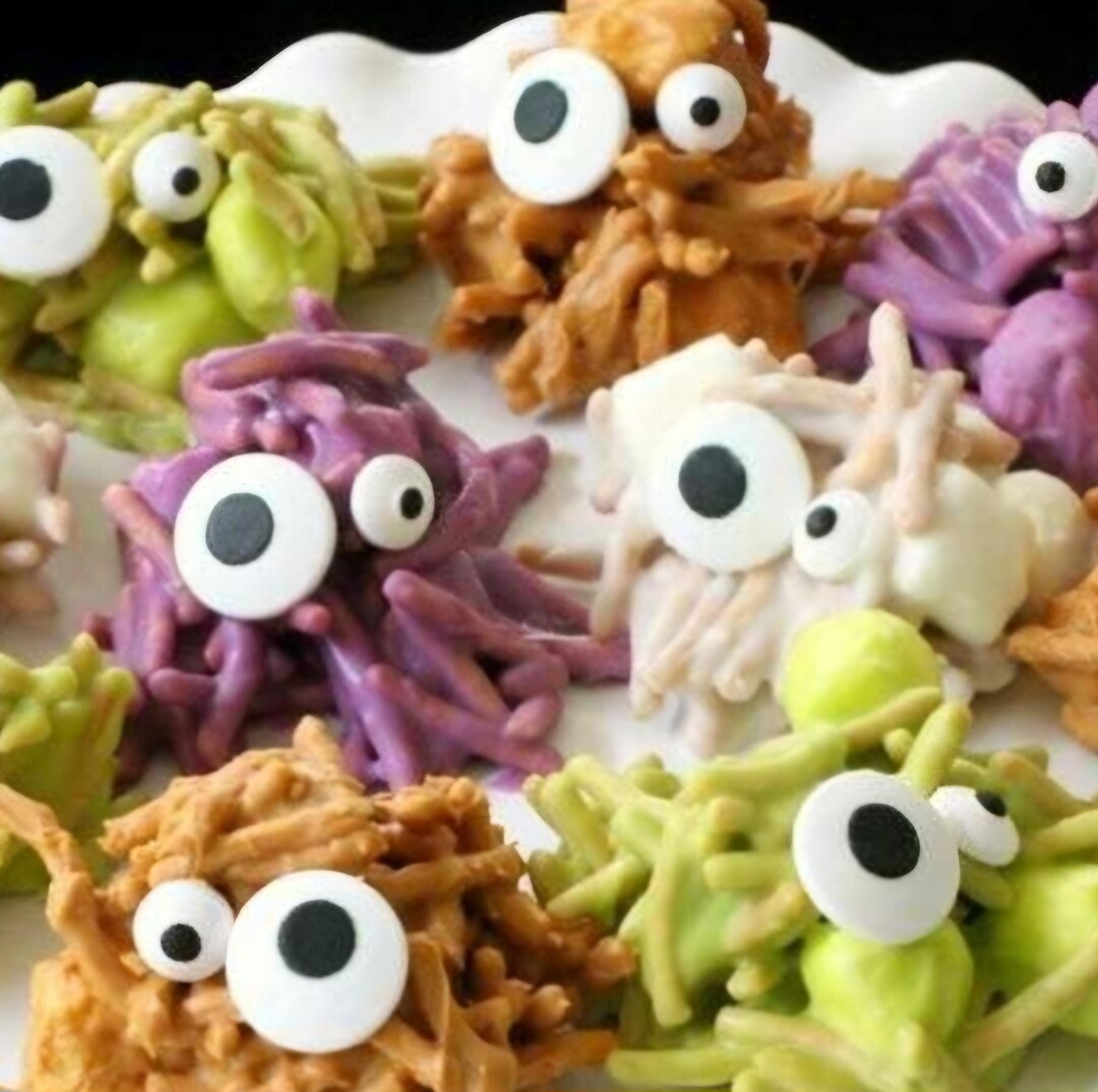 Halloween Monster Candy Hay Stacks 1 Dozen Candy Hay Stacks Halloween ...
