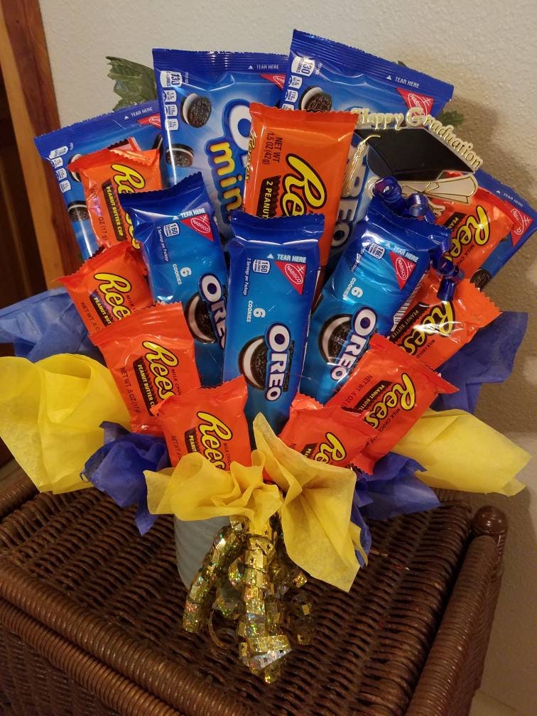 Happy Graduation Reeses and Oreos Candy Bouquet Graduation Candy - Etsy