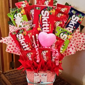 Happy Valentine's Day Over the Rainbow Skittles Box Valentine's ...