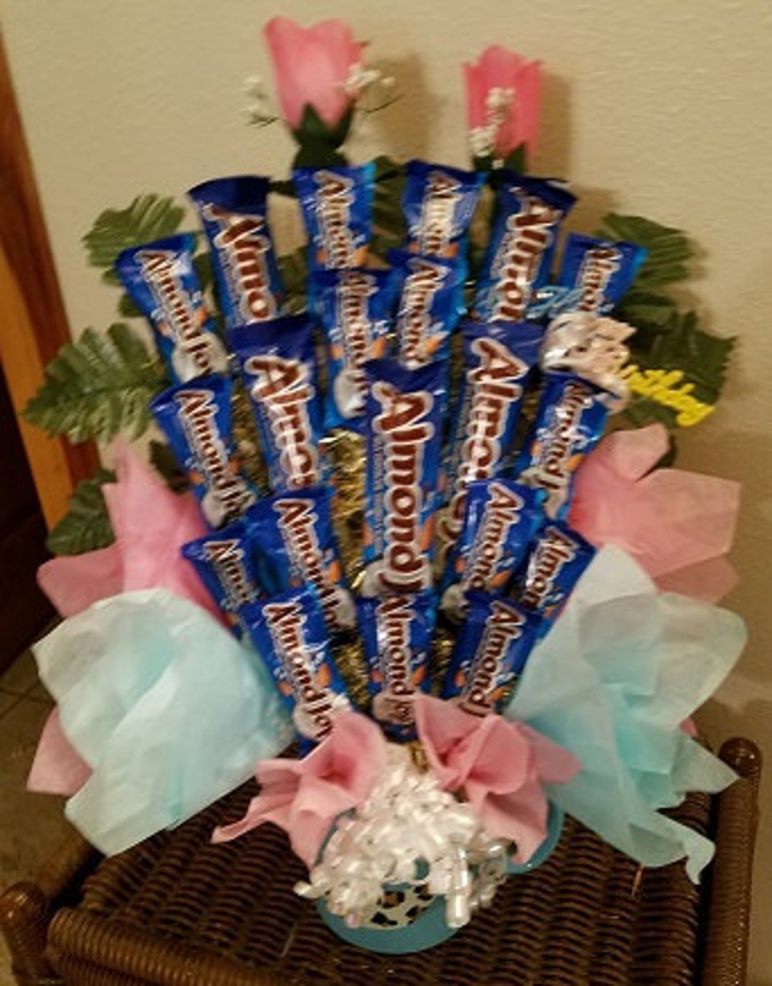 Almond Joy Birthday Candy Bouquet Birthday Candy Bouquet Chocolate ...