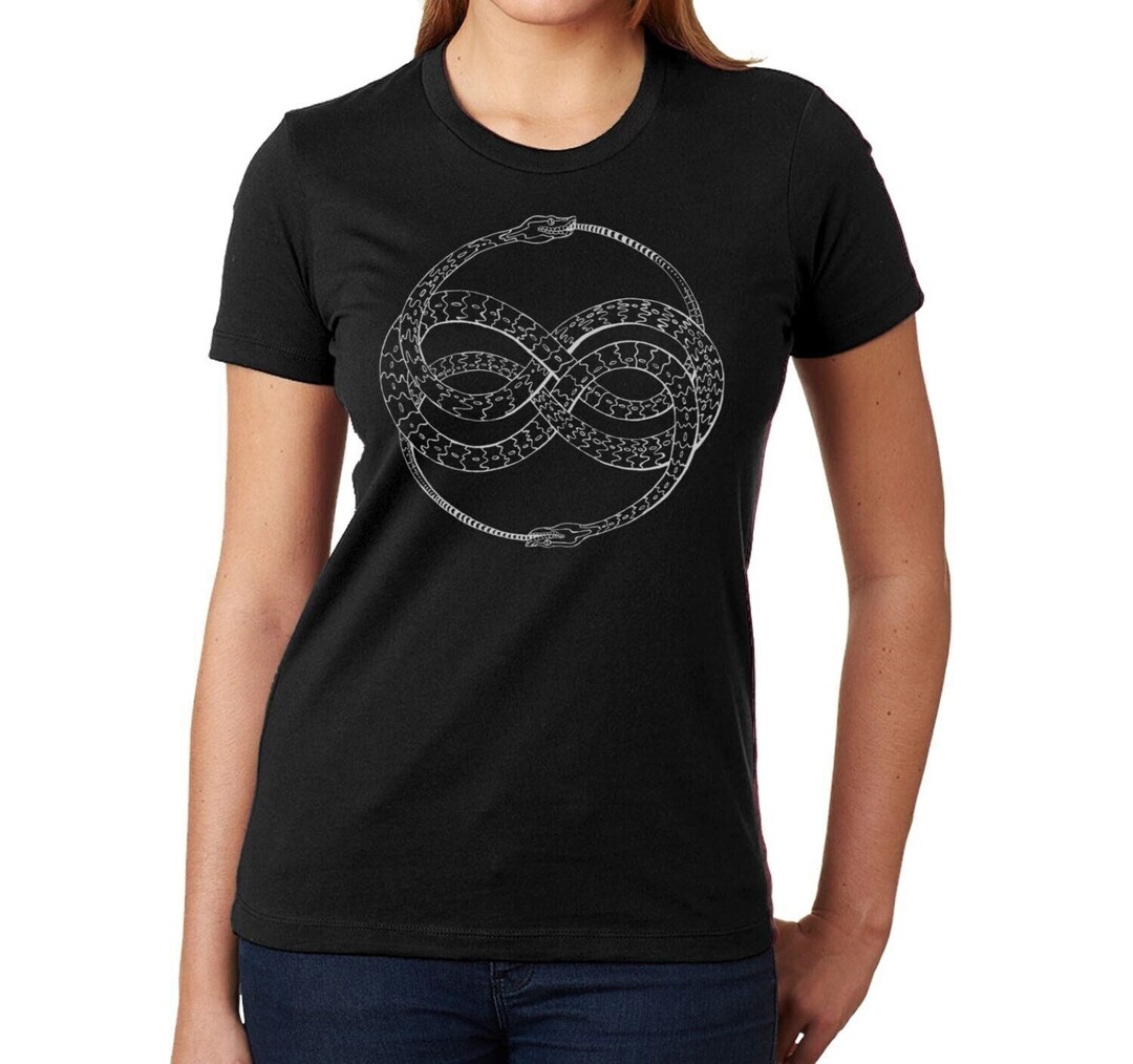 Ladies' Ouroboros Shirt, Alchemy Style, Witchy Fashion, Occult Clothing ...