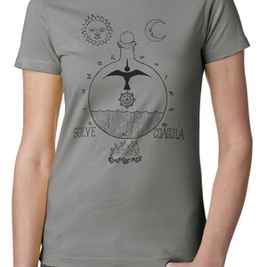 Ladies' Alchemy Shirt, Solve Et Coagula, Esoteric Fashion, Gift for ...