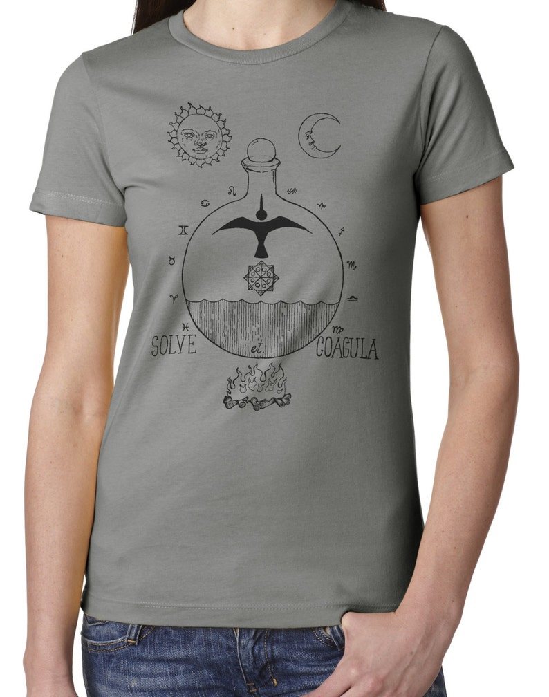 Ladies' Alchemy Shirt Solve Et Coagula Shirt Esoteric | Etsy