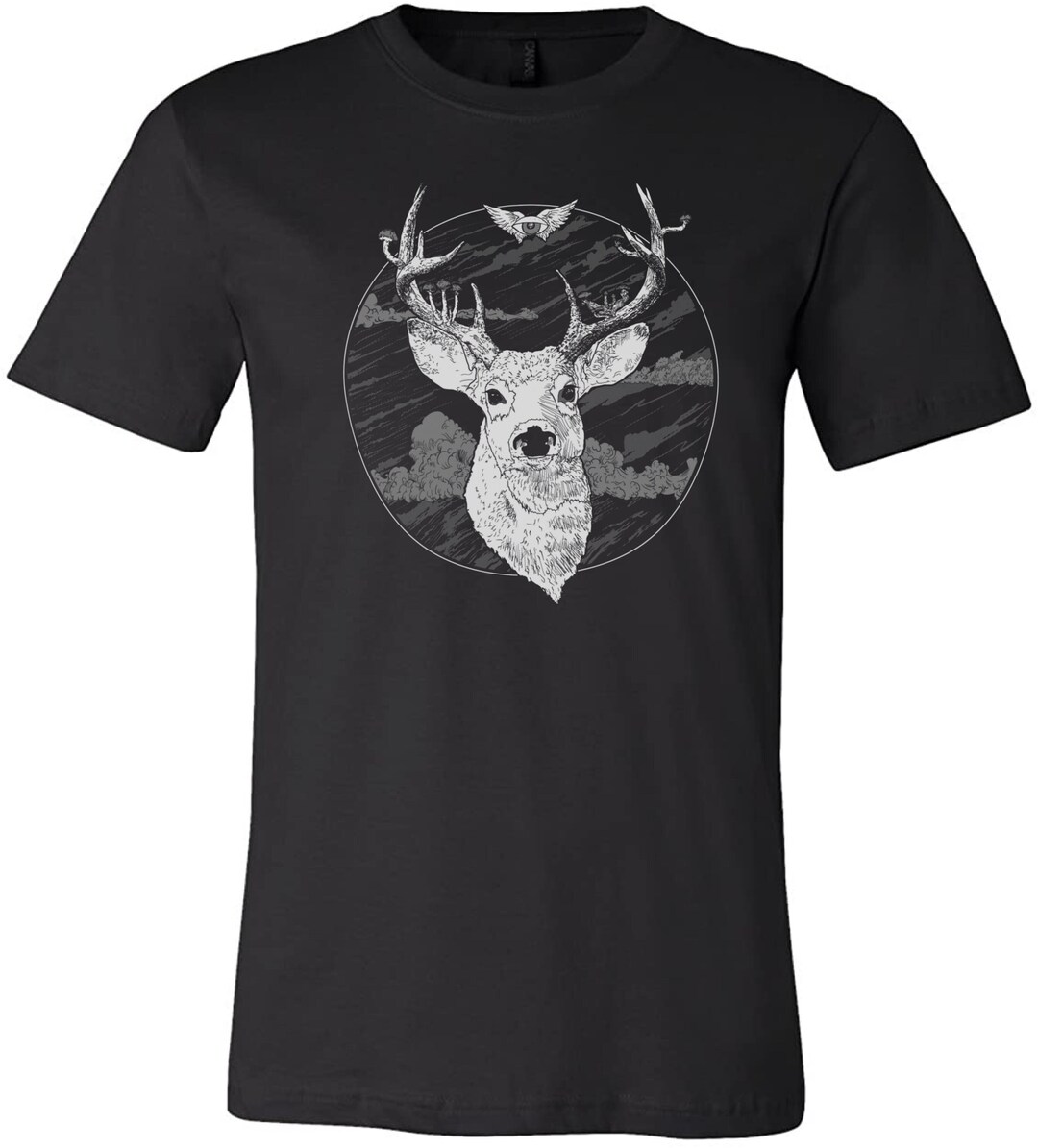 King of the Forest Deer Shirt: Mycophile Witchy Fashion - Etsy