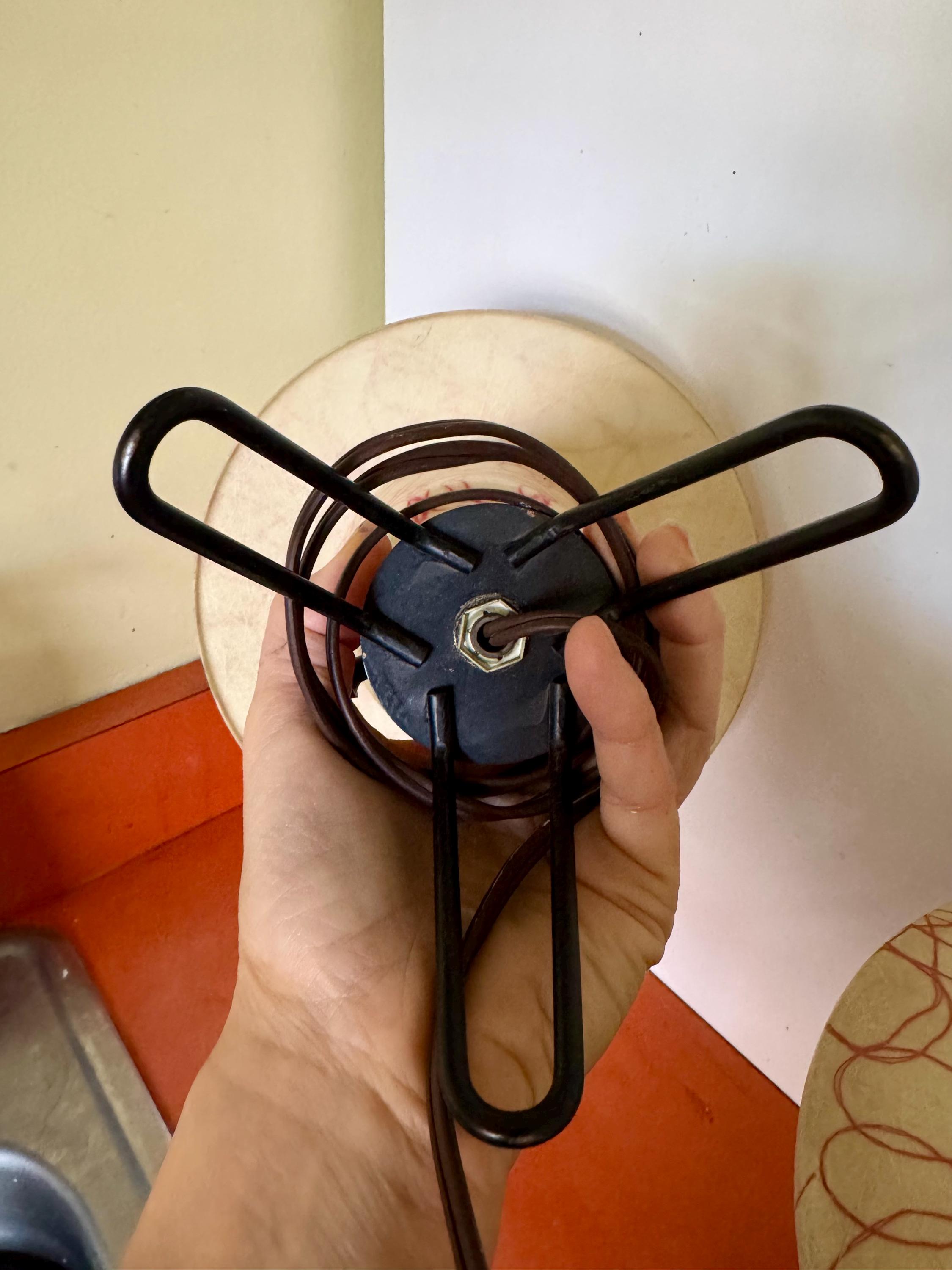 RARE Vintage Atomic 1950s Flying Saucer Lamps Lights Red Jetsons Op Art ...